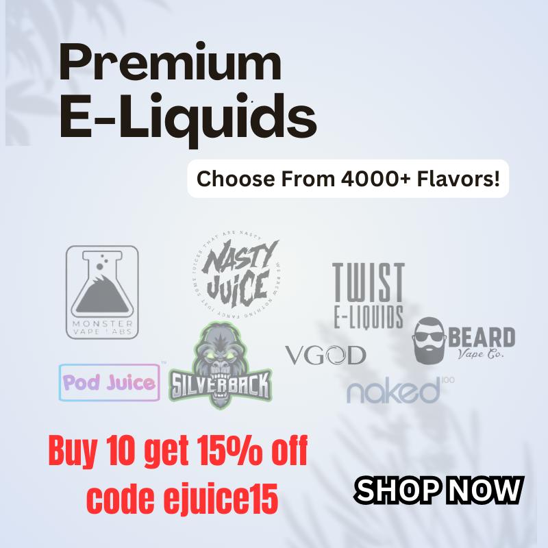 Shop Premium E-Liquids – Top Brands, Bold Flavors at MyVPro