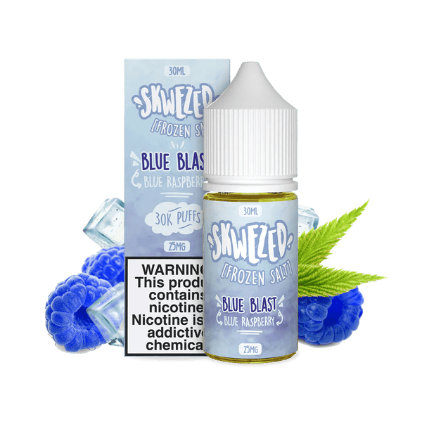 Frozen Blue Raspberry Salts - Skwezed 30mL | Refreshing Vape Juice at ...