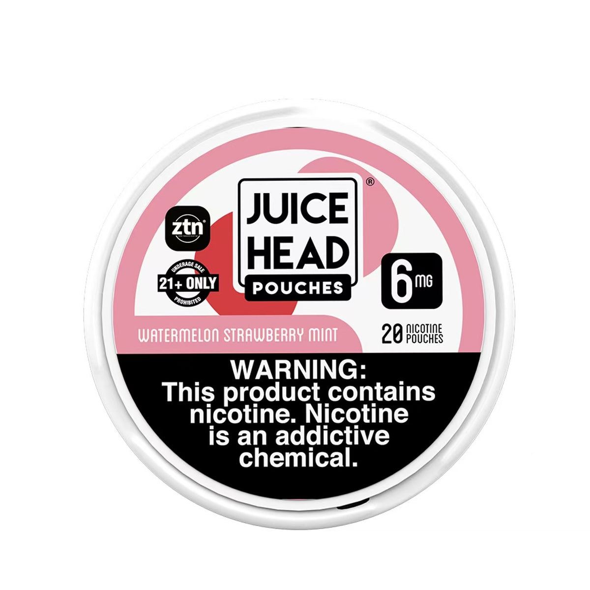 Watermelon Strawberry Mint - Juice Head ZTN Pouches at myvpro